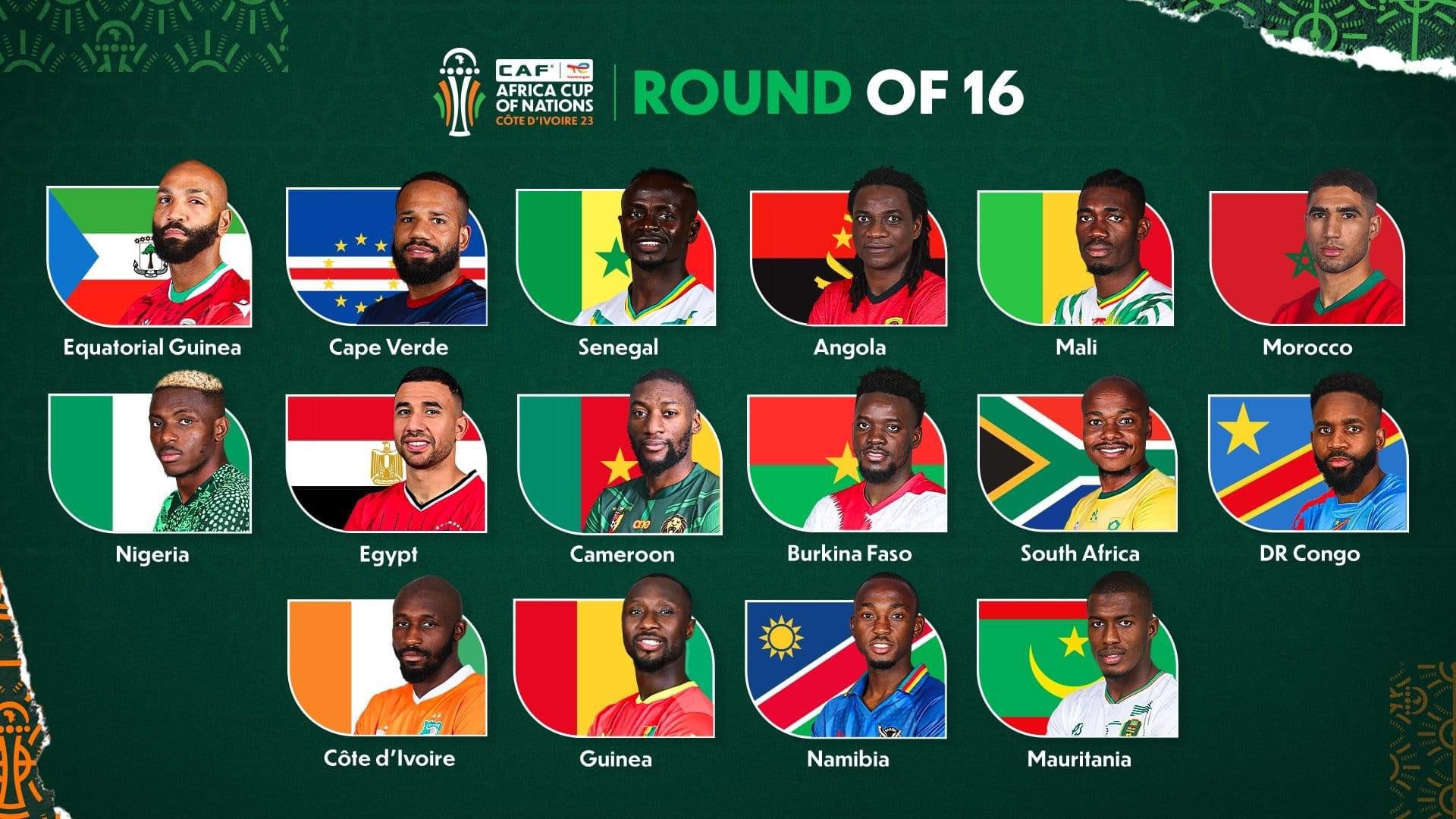 CAN 2023 : Tout savoir sur les affiches des huitièmes de finale ...